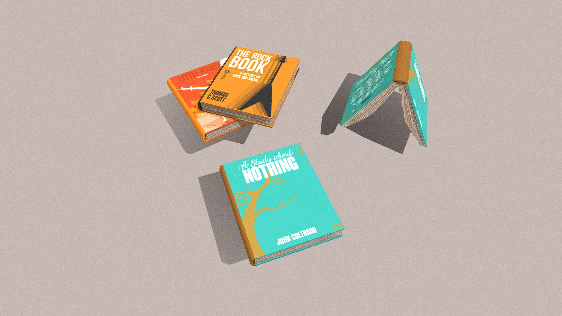Books (Rigged) - Buy Royalty Free 3D model by ahingel [61f6978 ...