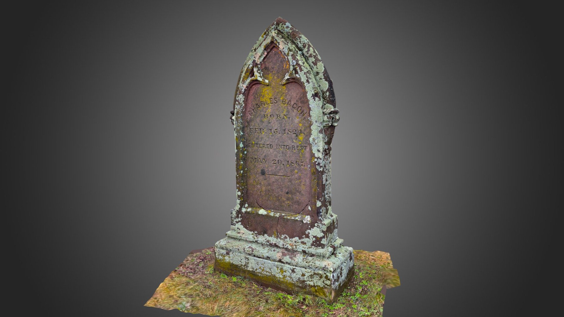 Charles Bacon d.1867 - Buy Royalty Free 3D model by CVM (@CaptureVisualMarketing) [61f703f ...