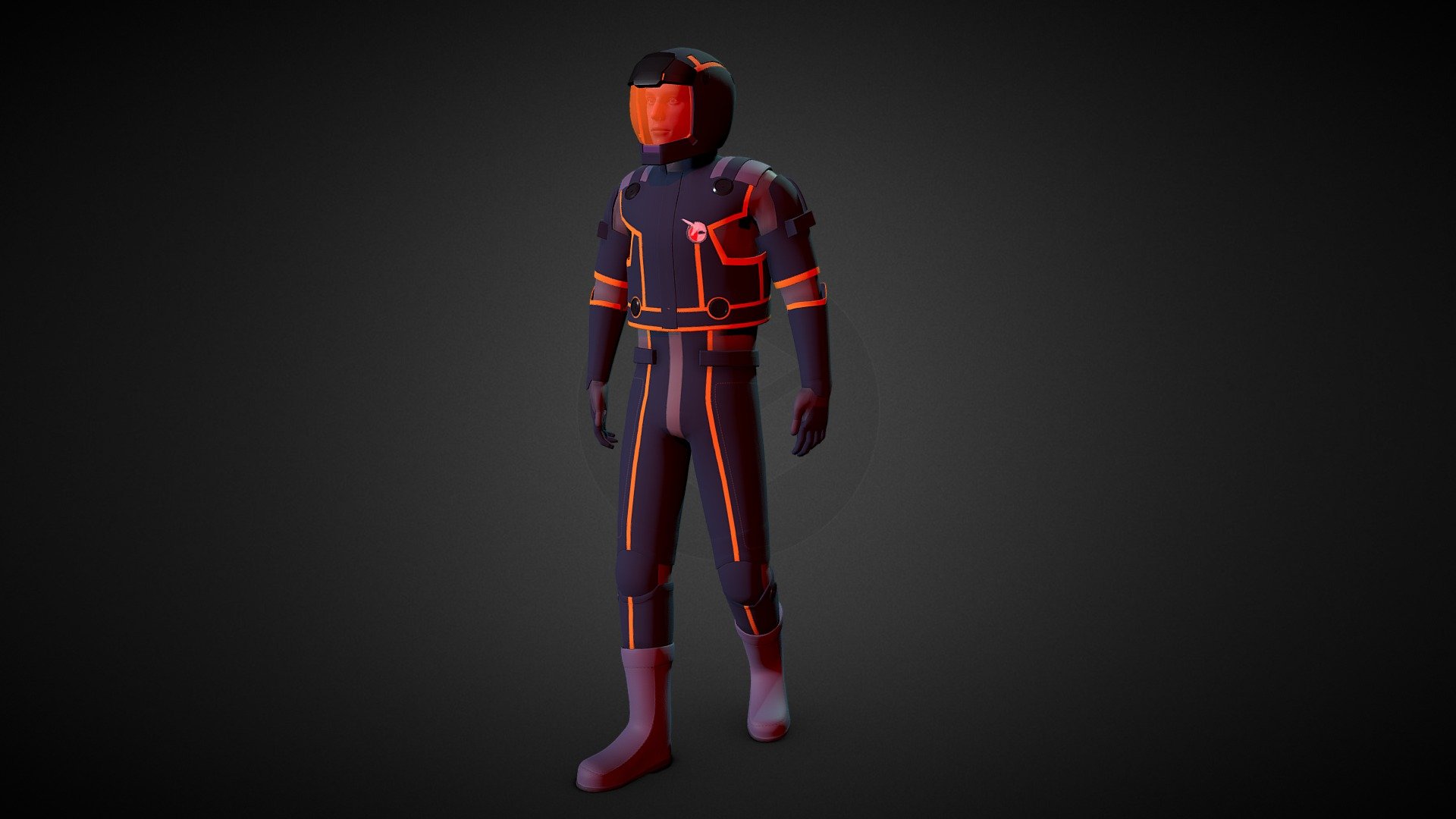 Gundam_unicorn_ Pilot (Dark) - 3D model by Rohit3DAsset [61f75cc ...