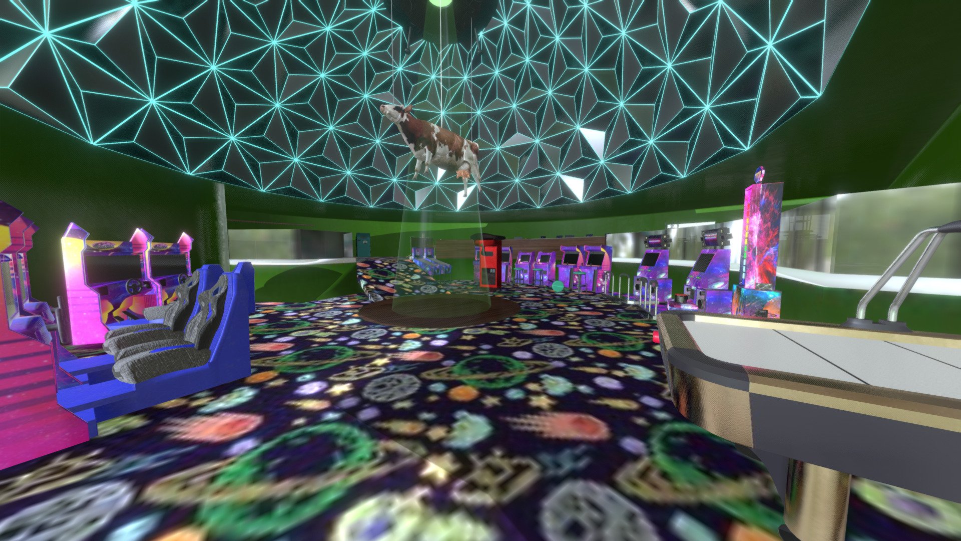Space Themed Arcade - 3D model by Weirdo7071 [61f8443] - Sketchfab