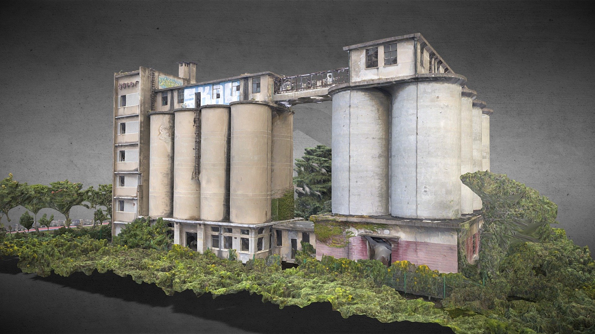 #Industrial Heritage- Qingpu Flour Mill - Buy Royalty Free 3D model by ...