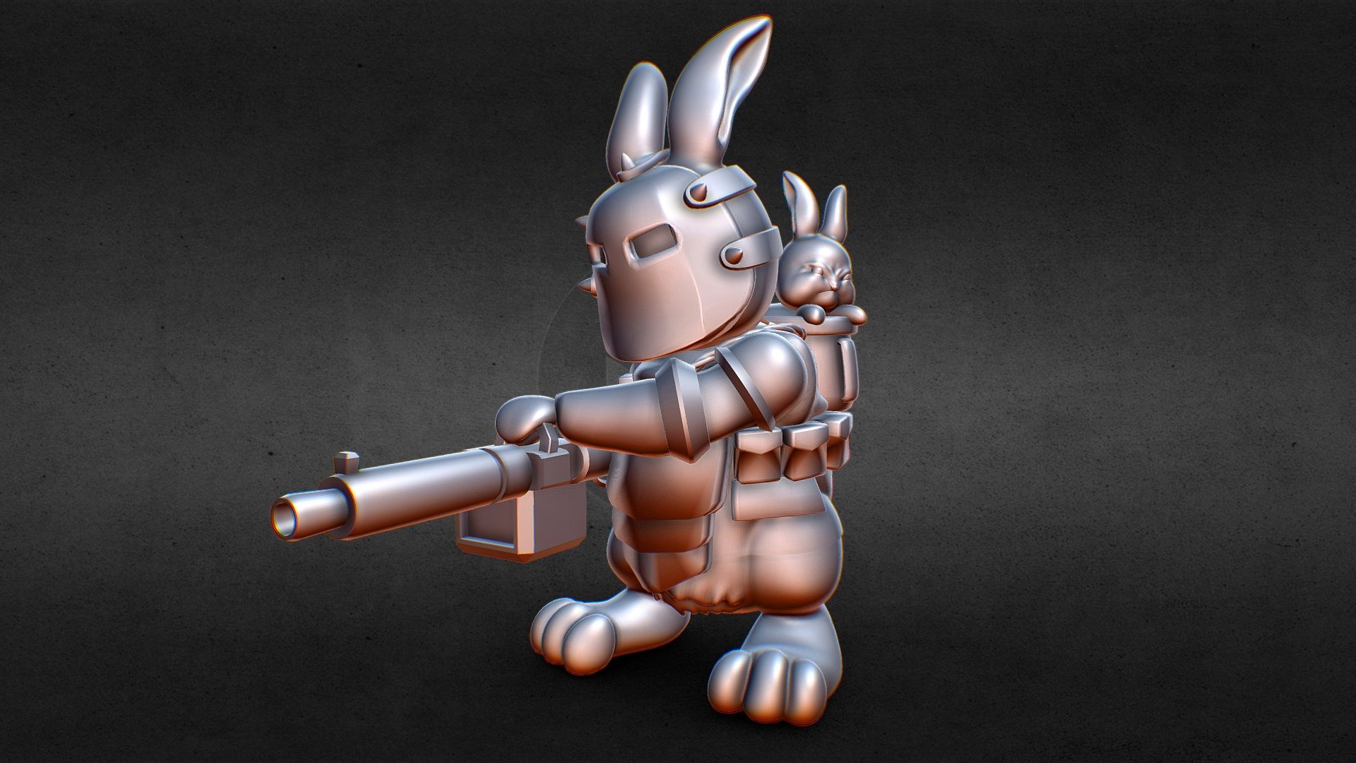 War Bunny - 3D model by Nocvul [61fa452] - Sketchfab