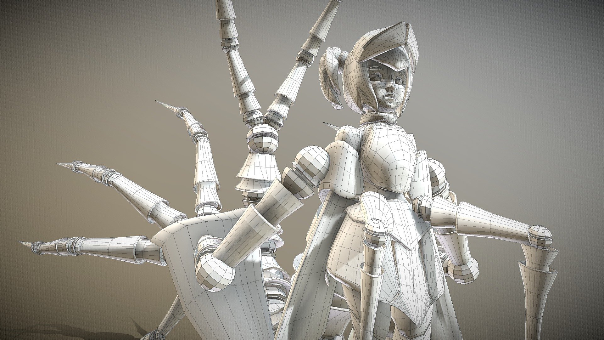 Melusine - 3D model by YamashiroFuso [61fb843] - Sketchfab