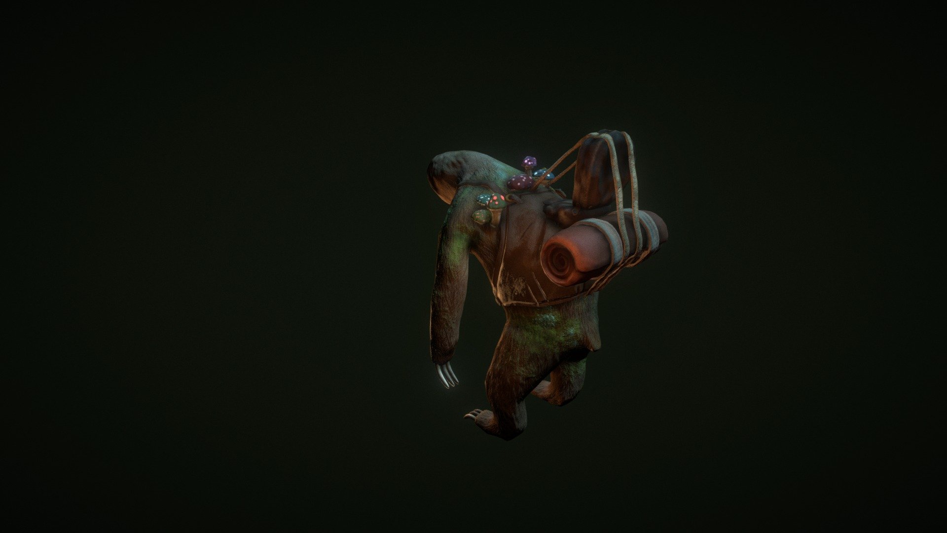 Sloth mount - 3D model by Joe (@Jhawkyard) [61fec11] - Sketchfab