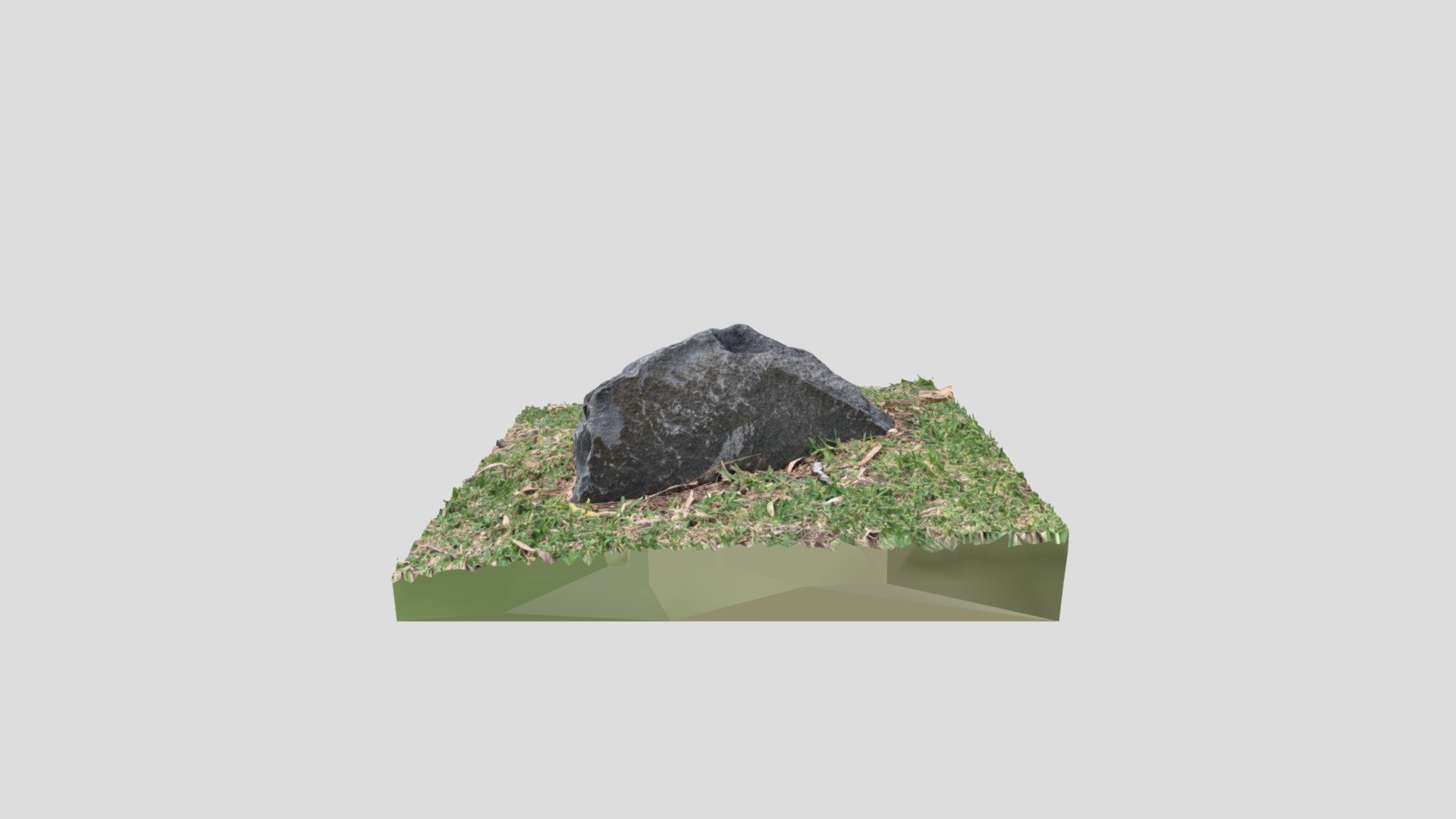 Rock On Dirt and Grass - Download Free 3D model by cam.a.butler ...