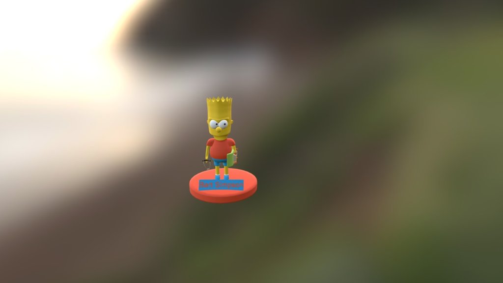 Bart Simpson - 3D model by xroma [6203818] - Sketchfab