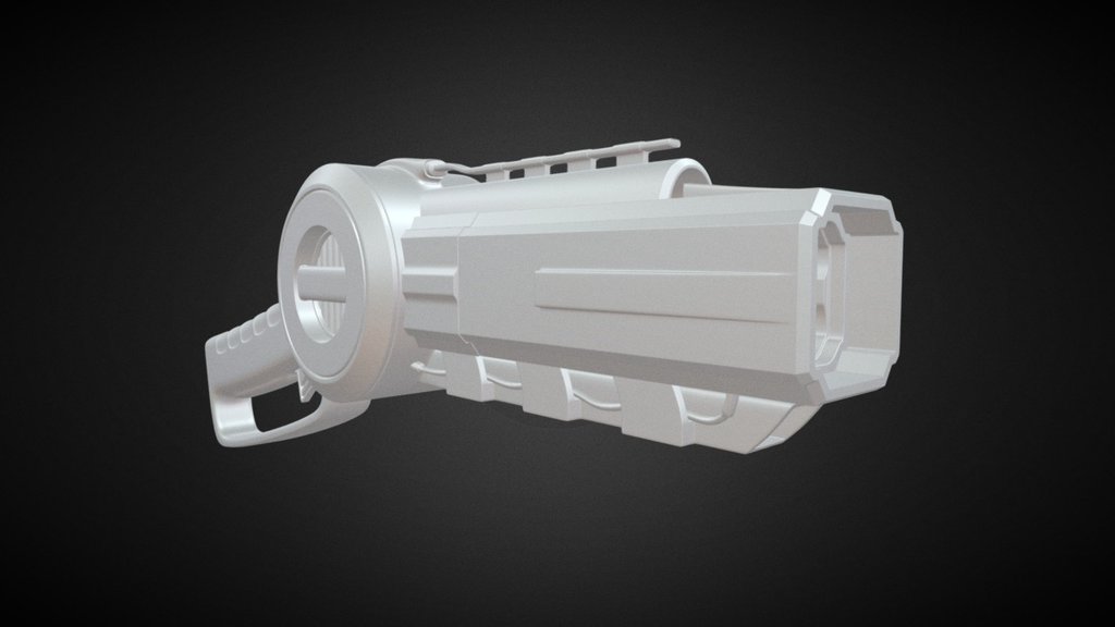 Blaster Gun - Download Free 3D model by Nidal Ghonaim (@Nyawning ...