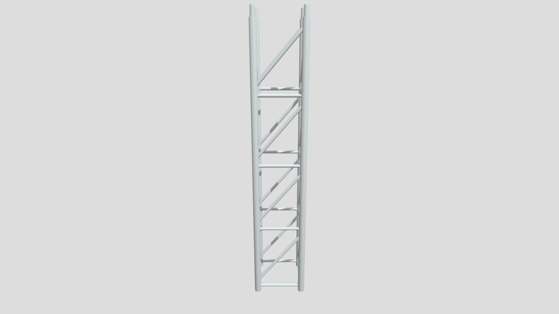Steel Pipe Grid Stand - 3D model by Mo Studio (@mostudiovfx) [6203dab ...