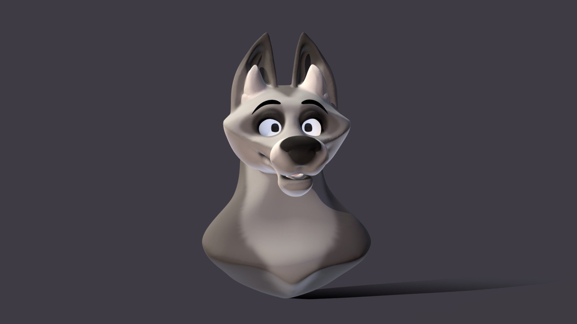 Anthro Wolf Bust - Buy Royalty Free 3D model by Lauren.Ponder [620548b ...