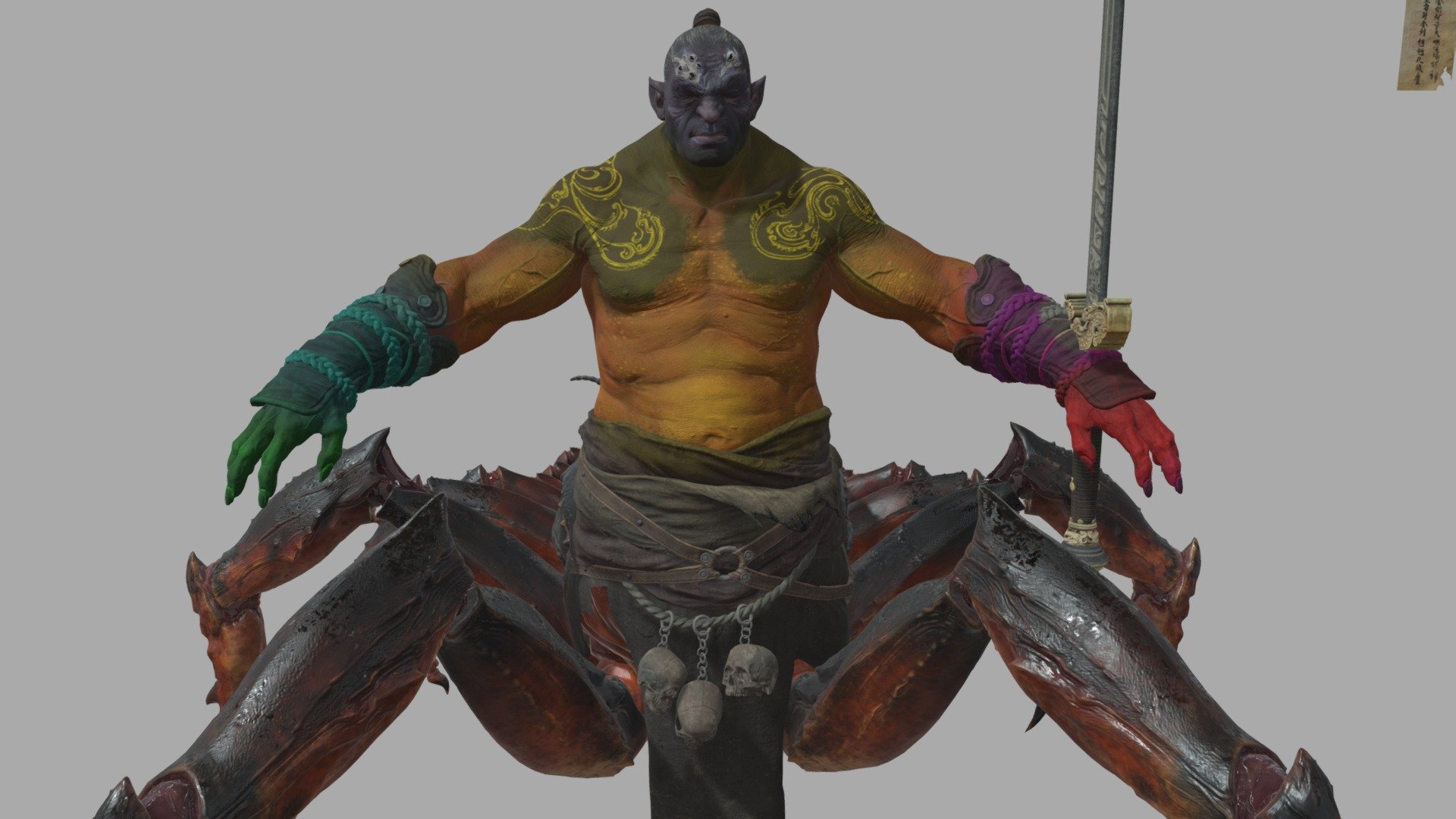 Black Myth: Wukong - Bai Yan Mo Jun [Static] - Download Free 3D model by Haku Dragon ...