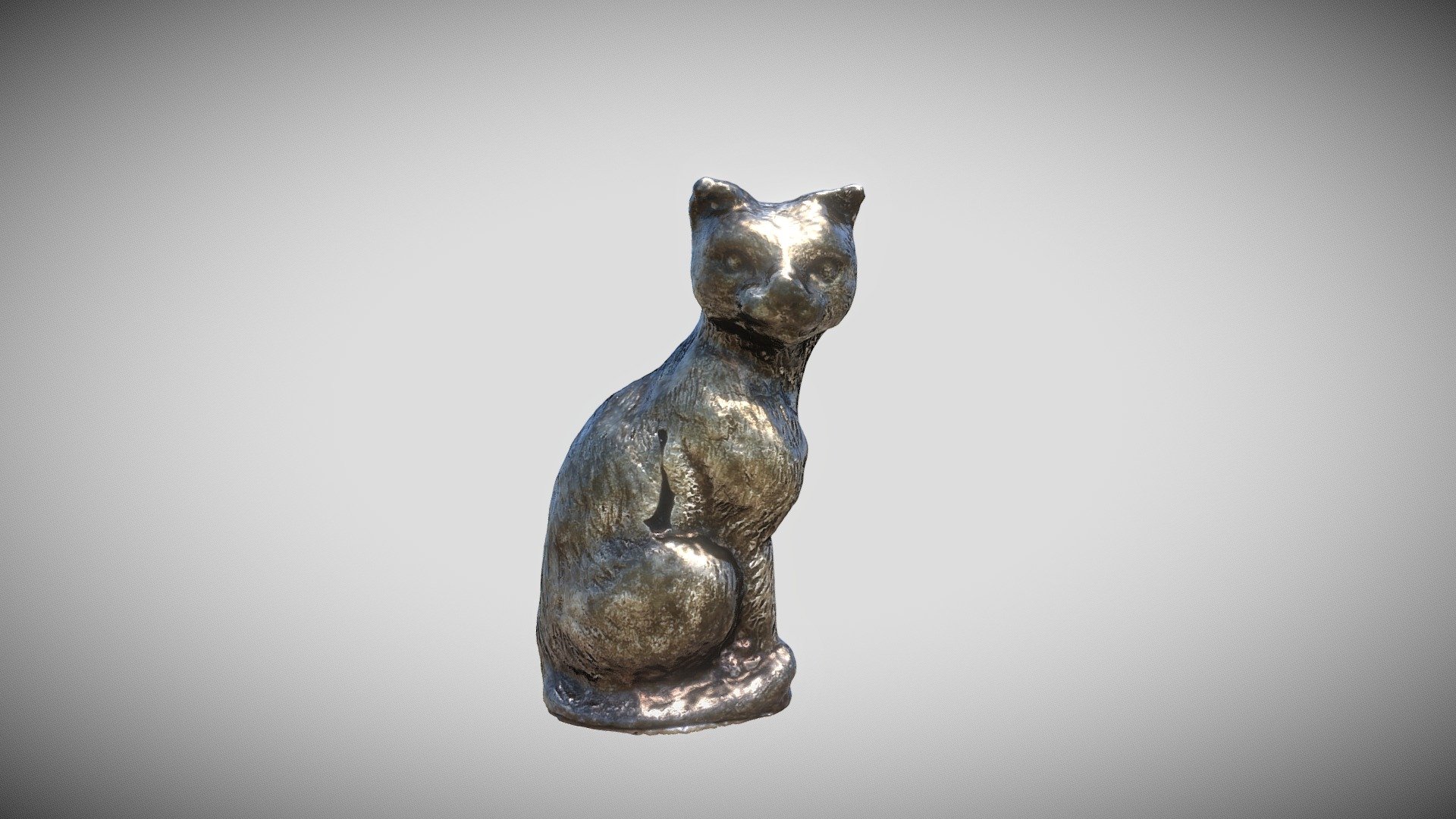 Ugly Cat Statue - Download Free 3D model by defnotdan [62091f7] - Sketchfab