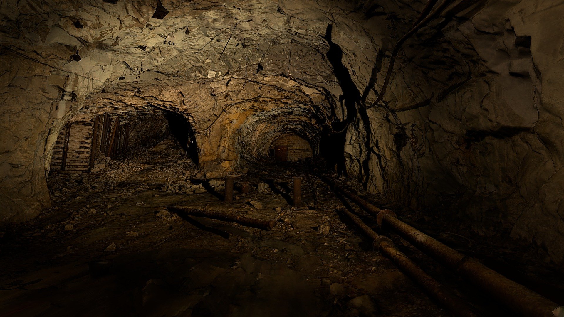 Old underground mine excavation 02 - Buy Royalty Free 3D model by ...
