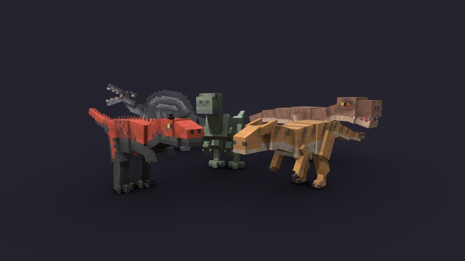 Dinosaurs 1 - 3D model by Mladen (@mladen123) [620a2e9] - Sketchfab