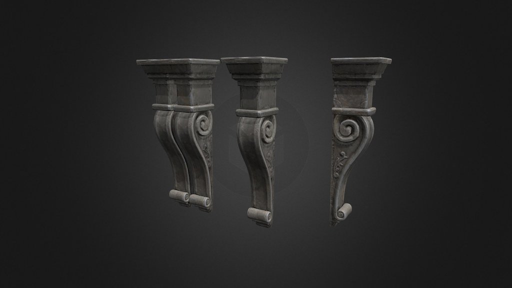 Modillion Group 01 - 3D model by 3D MoTex (@goldenagevr) [620a813 ...