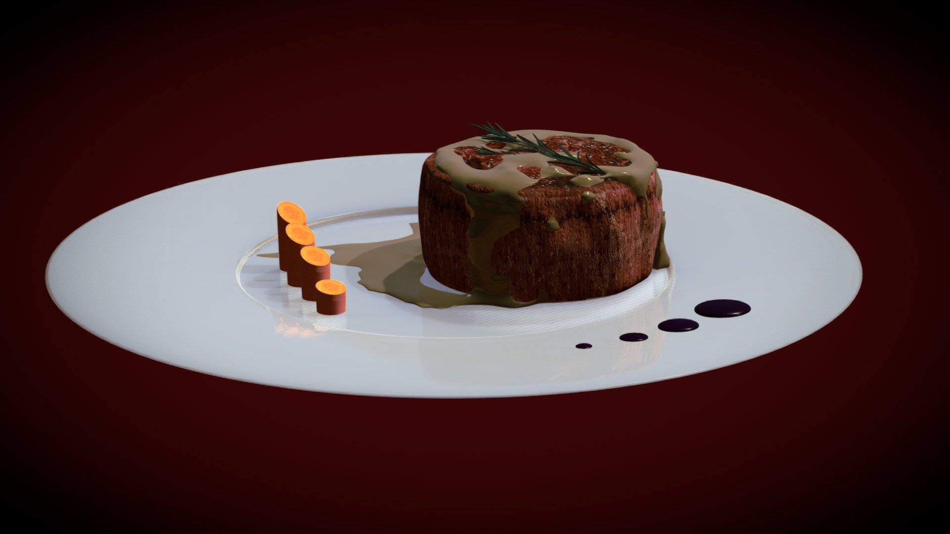 Filetto Mignon - 3D model by Davis [620c5e1] - Sketchfab