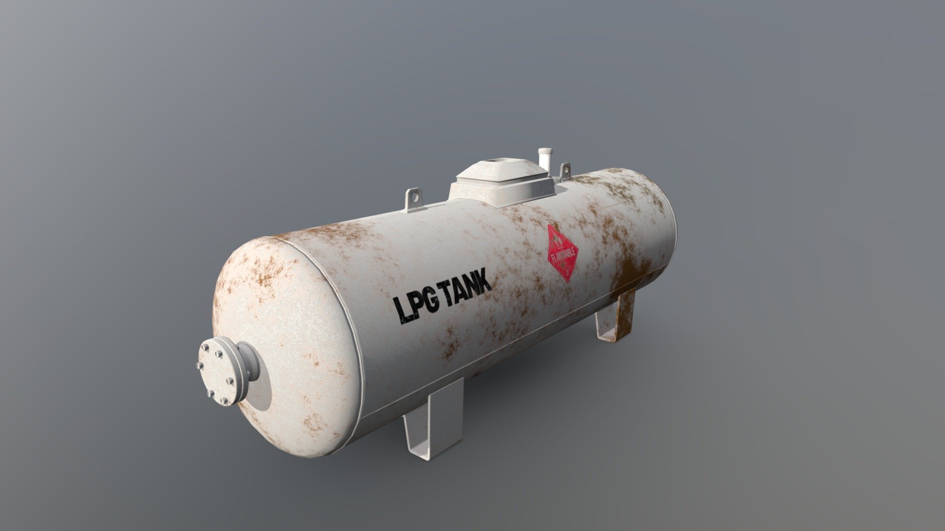 LPG Storage Tank - 3D model by krmtrkgl [620de6a] - Sketchfab