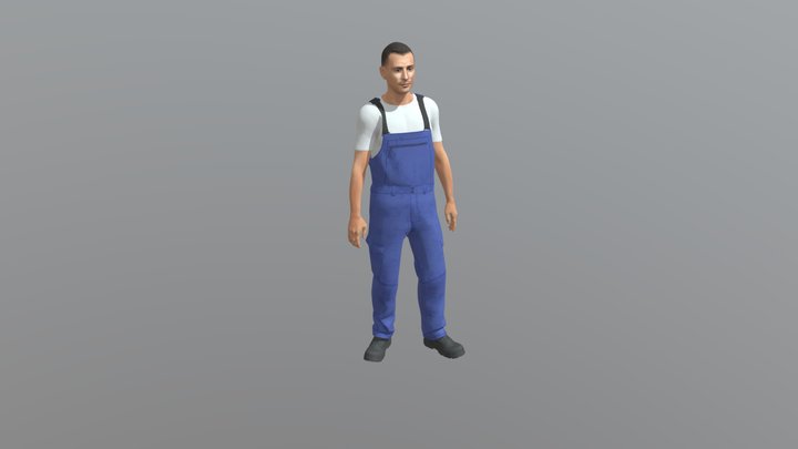 Worker 3D models - Sketchfab