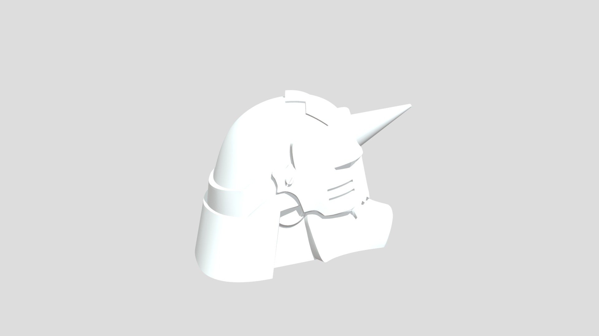 Alphonse Elric Full Metal Alchemist Helmet - 3D model by Flawlessether ...