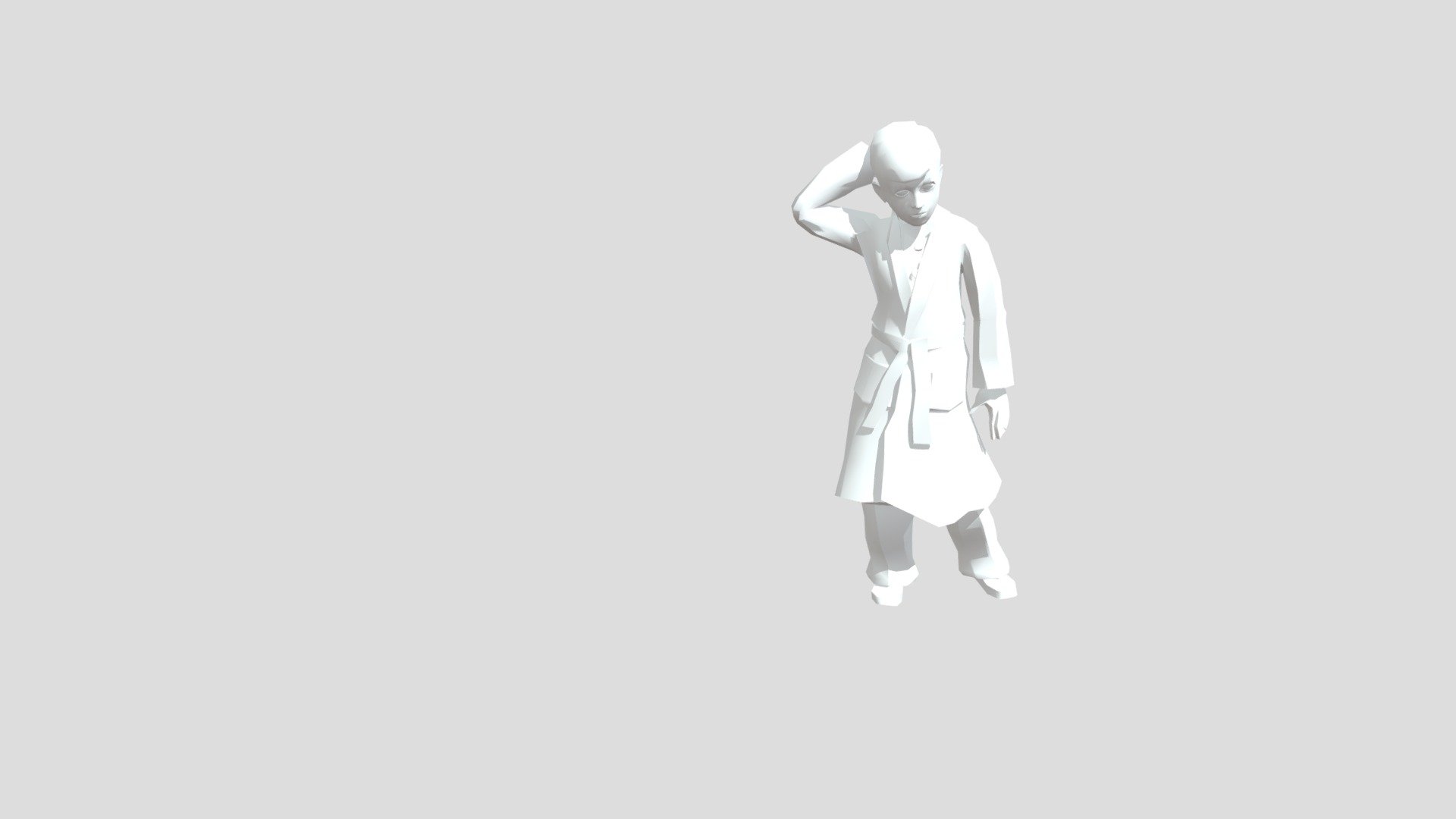 Polar Express Hero Boy Standing Pose - Download Free 3D model by ...