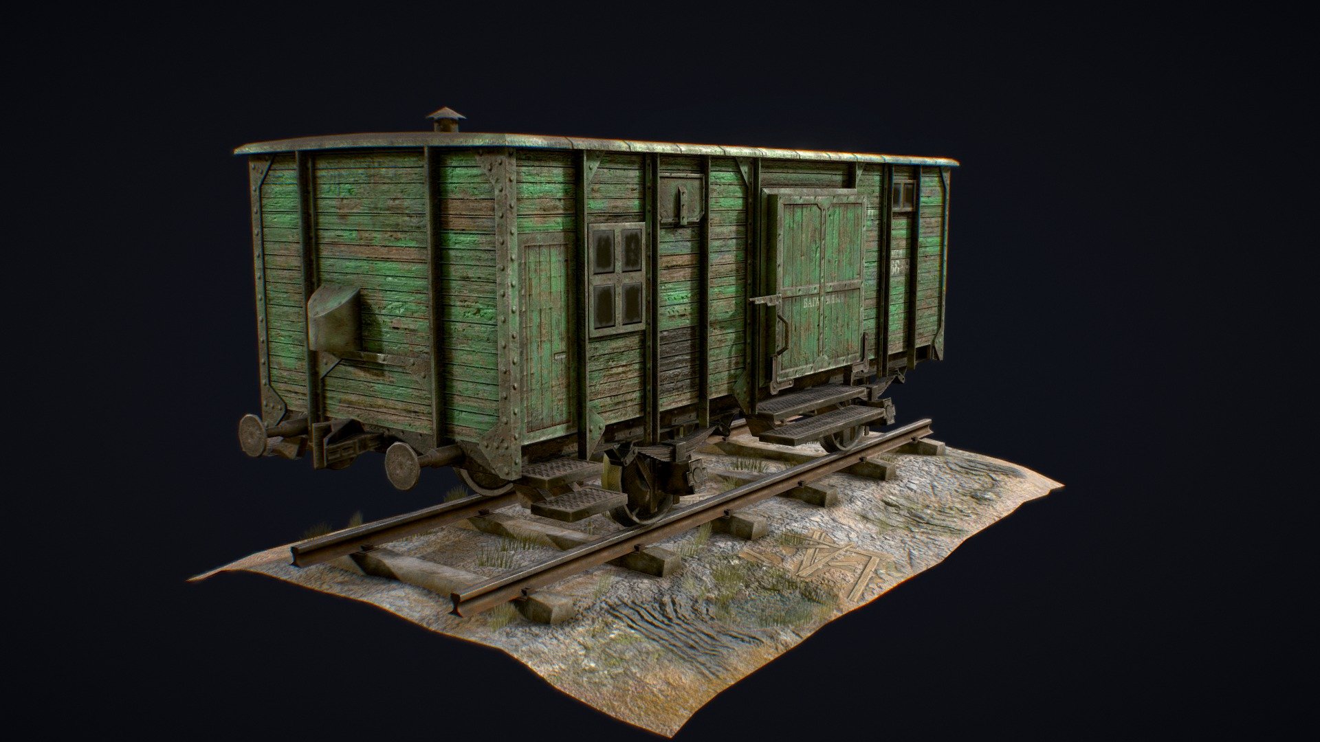 Railway Carriage - 3D model by Vitaliy Kovalchuk (@Domender) [6214a2e ...