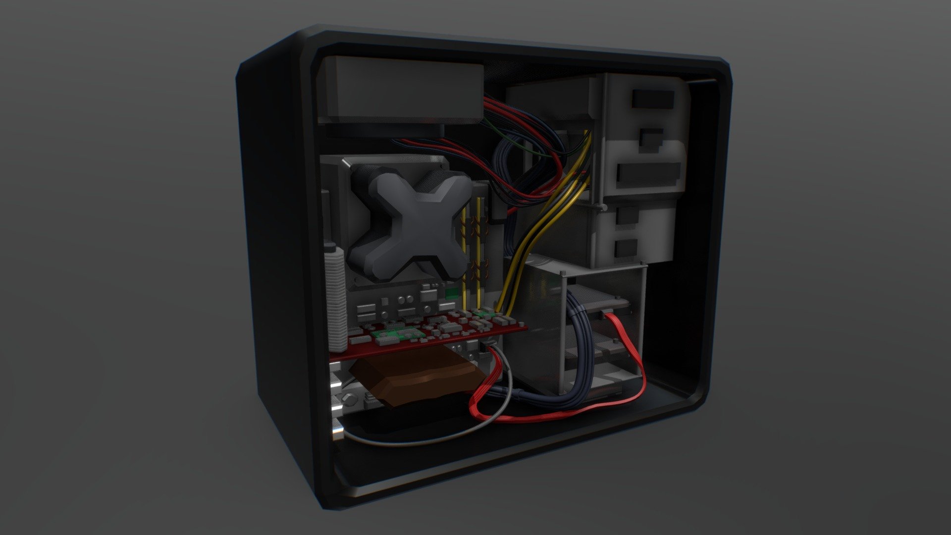 PC wires - 3D model by Reshca (@fakereshca) [6214a5b] - Sketchfab