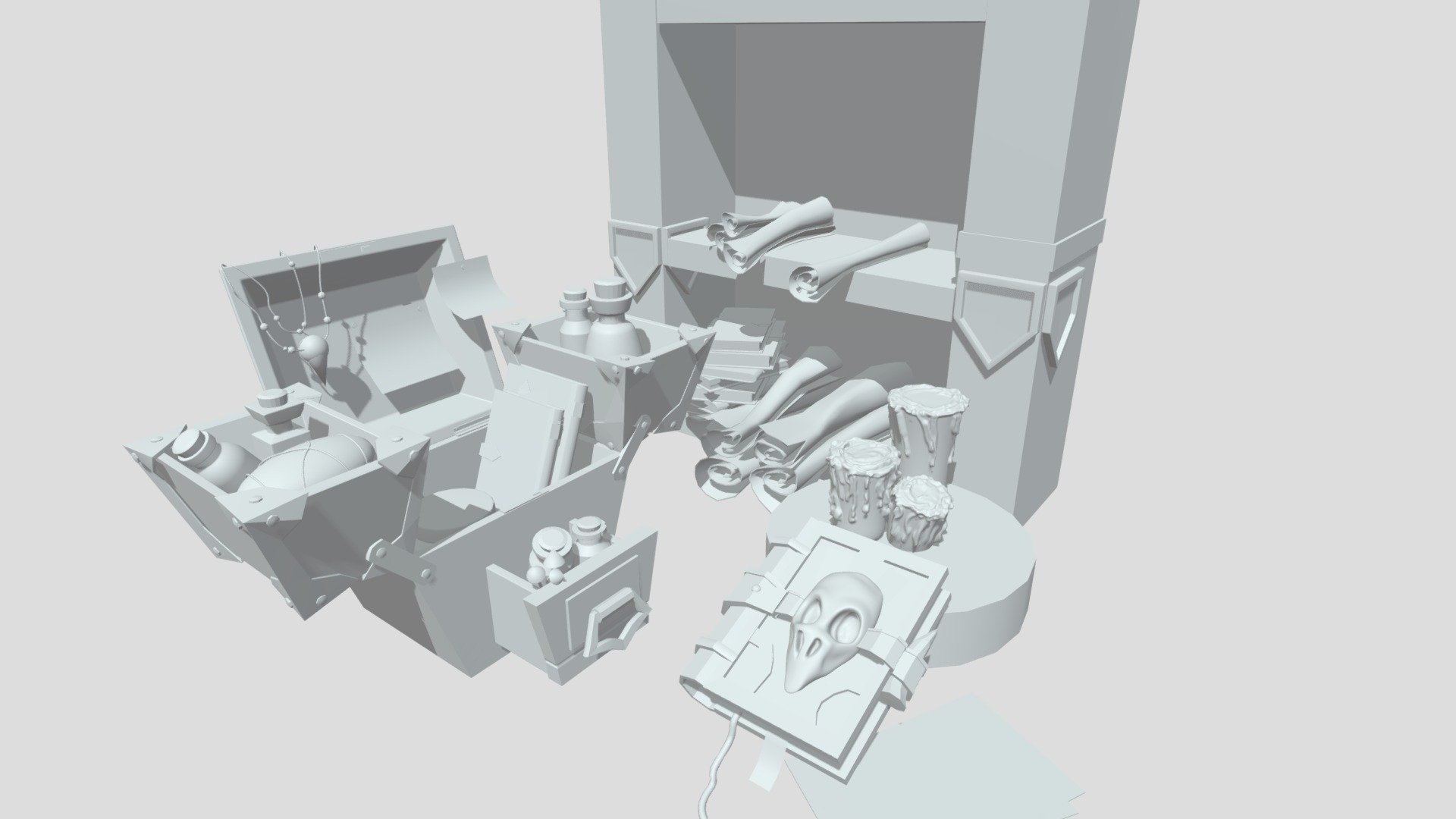 Witchbox_1_3 - 3D model by btolentino [6215817] - Sketchfab