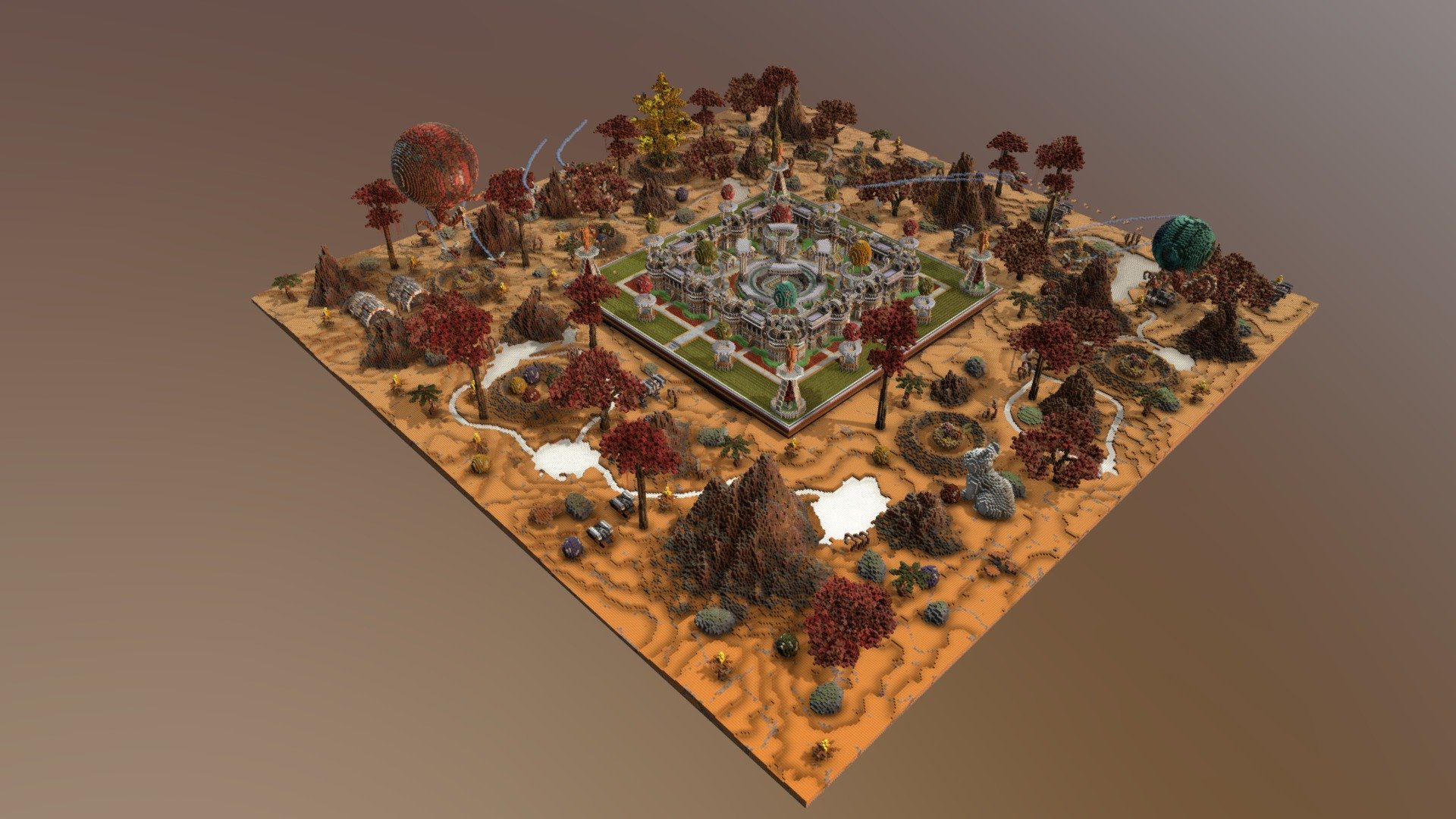 Factions Spawn + Warzone + KoThs - Download Free 3D model by ...