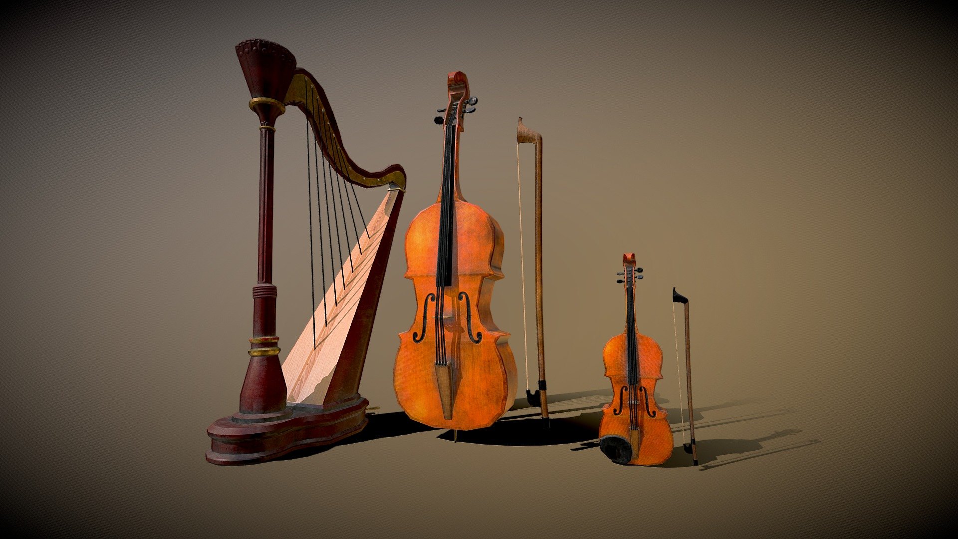 Victorian Instruments - 3D model by CassGabe [621602d] - Sketchfab