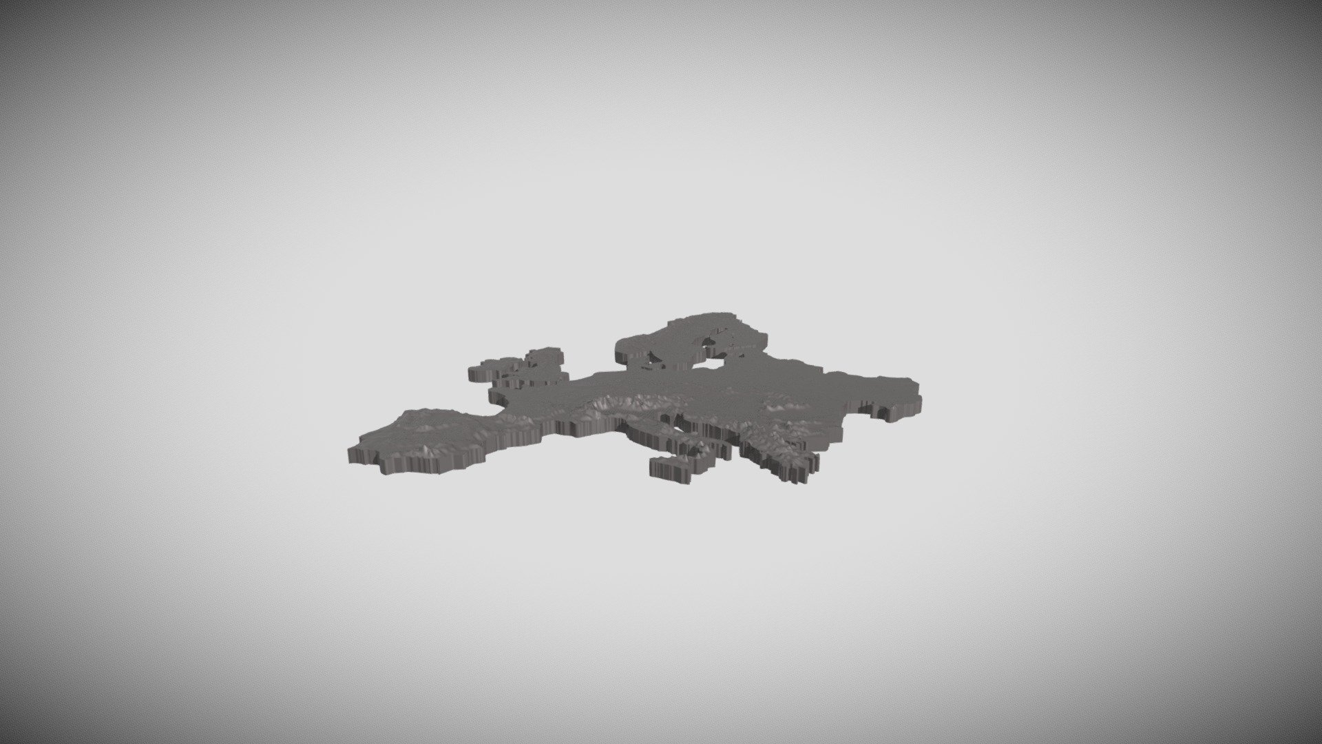 Digital Elevation Model (DEM) - Europe - 3D model by scherntb [621bcb2 ...