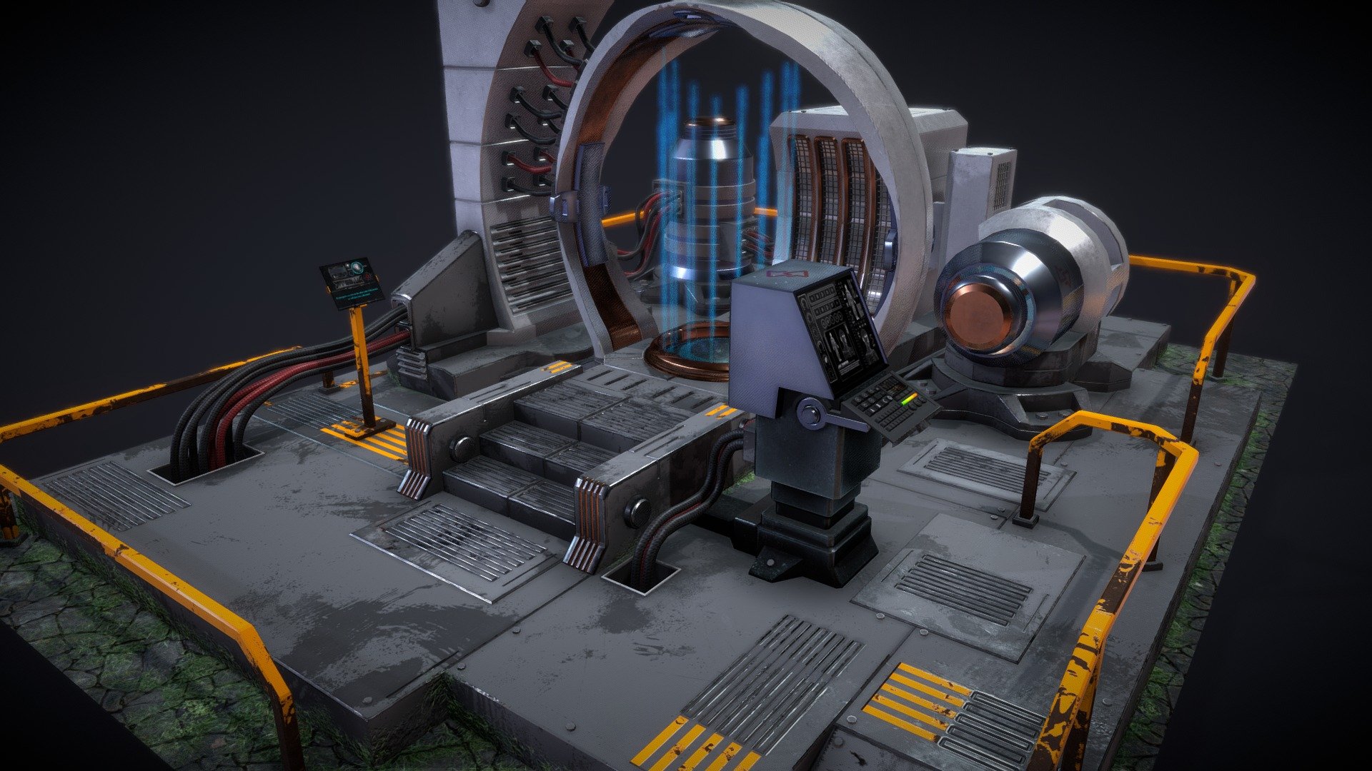 Sci Portal - 3D model by seola_dms [621d51f] - Sketchfab