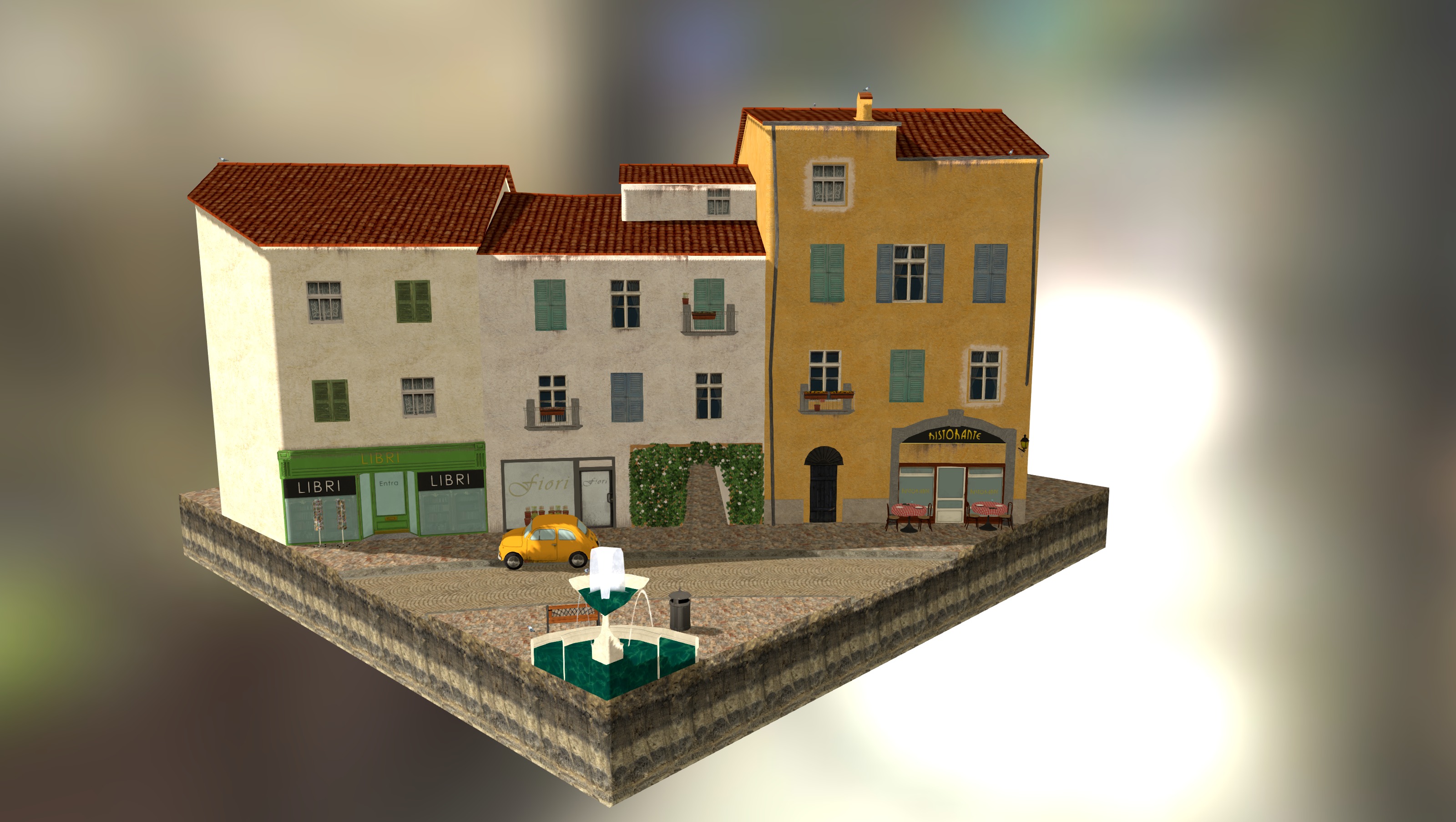 City Scene Lucca - 3D model by kiam vandendriessche (@kiam ...