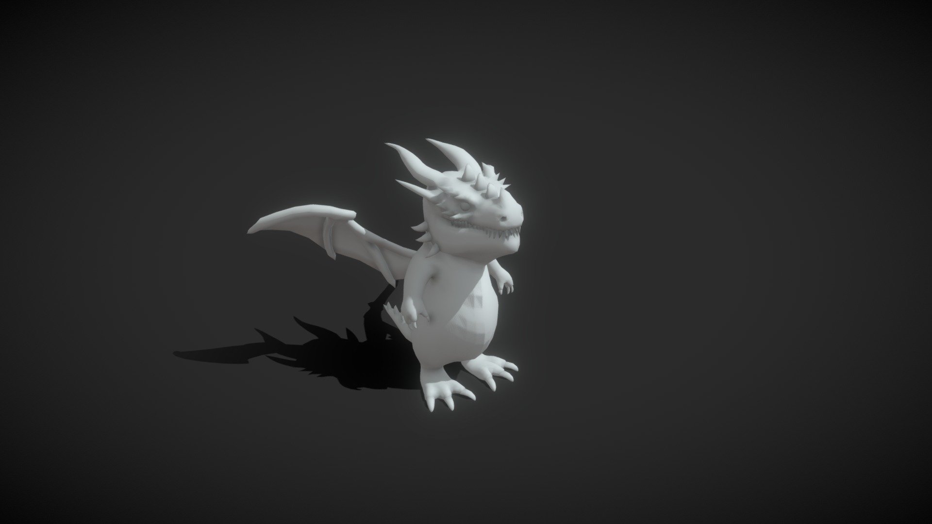 Cartoon Dragon Rigged Base Mesh 3D Model - Buy Royalty Free 3D model by ...