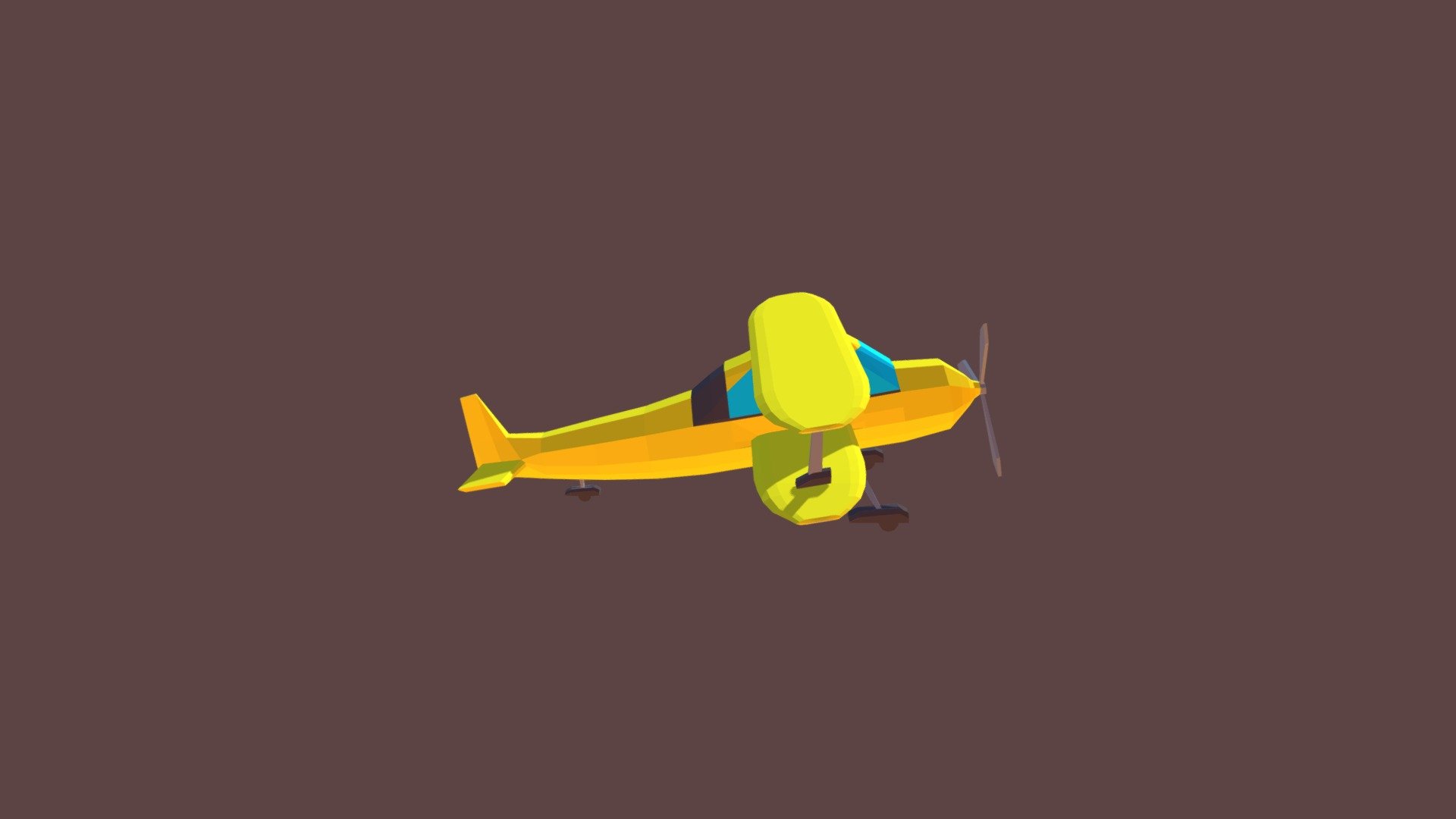 Plane With2 Wings - 3D model by fess94 [621ef23] - Sketchfab