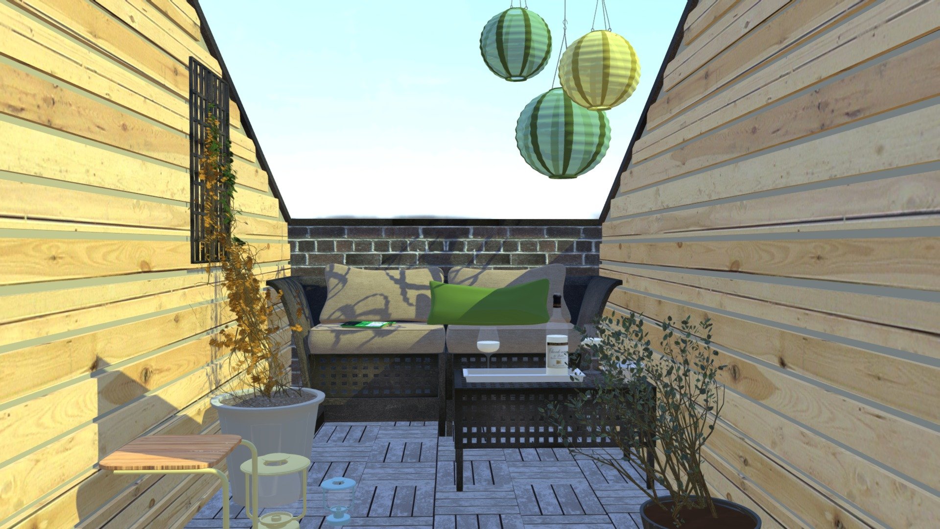 Terrace - Buy Royalty Free 3D model by Skaldy [621f06a] - Sketchfab Store