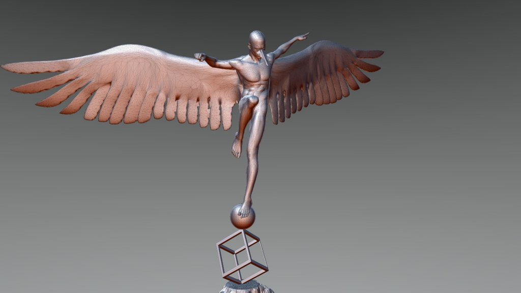 BIRD MAN - 3D model by pixelarqestudios [621f1dc] - Sketchfab
