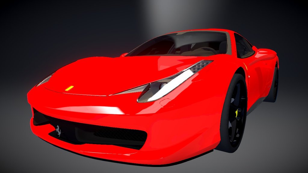Ferrari 458 Italia - 3D model by hugomatilde [62218a0] - Sketchfab
