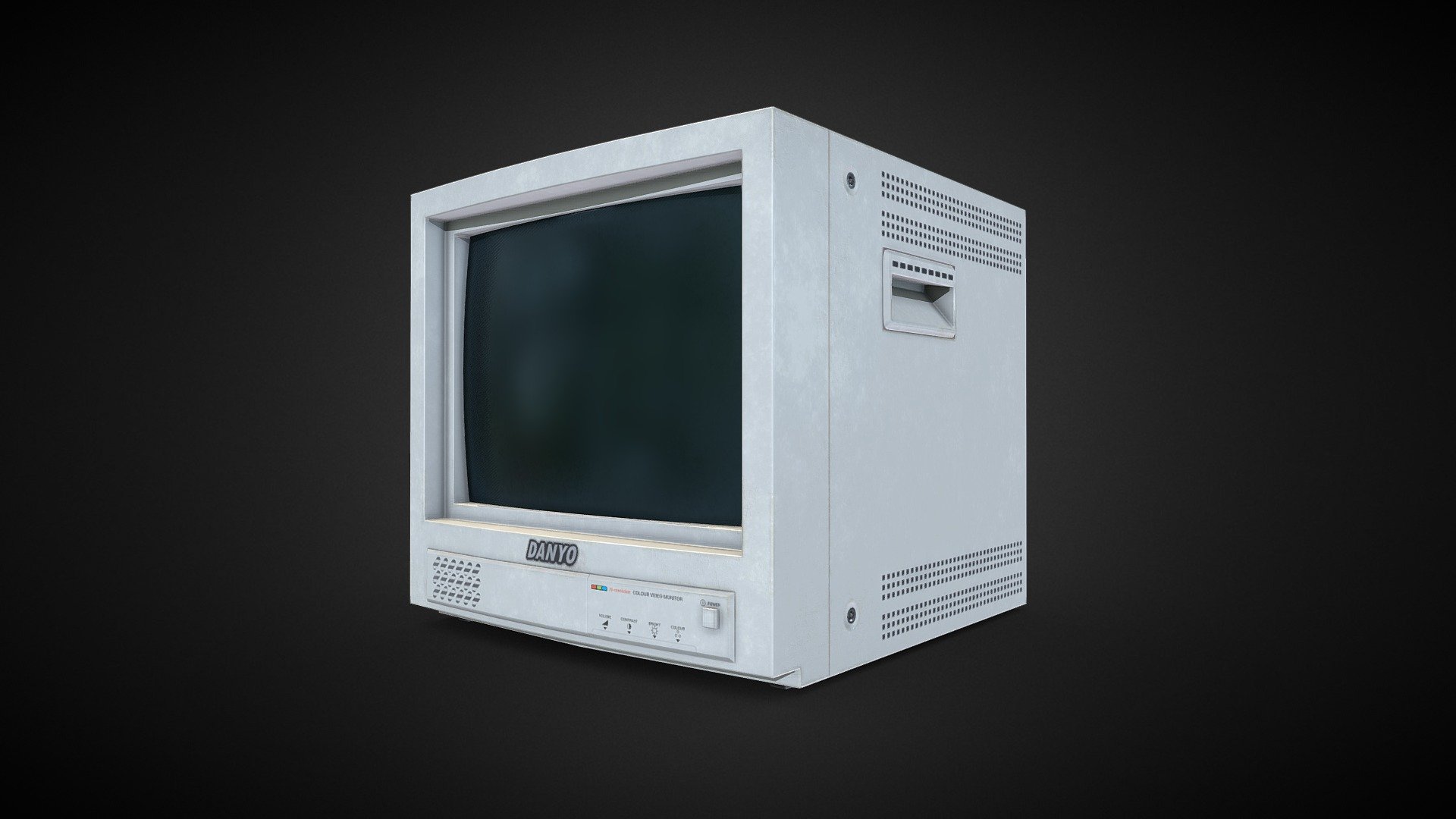 CRT Monitor - Buy Royalty Free 3D model by AndrewHunt95 [6222364 ...