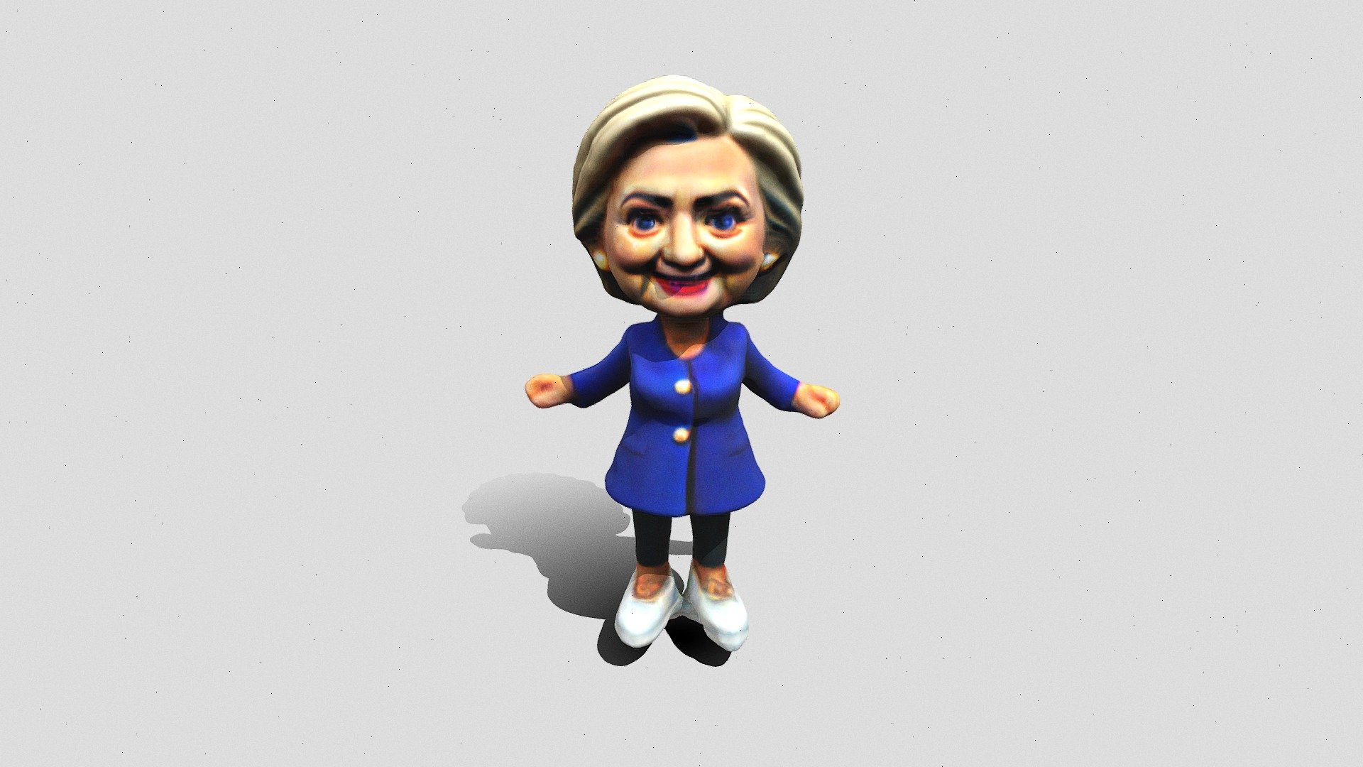 Hillary Clinton bobble head - Buy Royalty Free 3D model by HistoryView ...