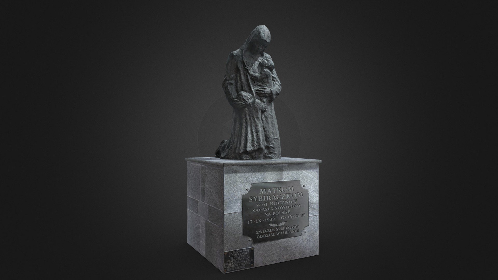 Monument of the Mother Siberian - Download Free 3D model by Seweryn ...