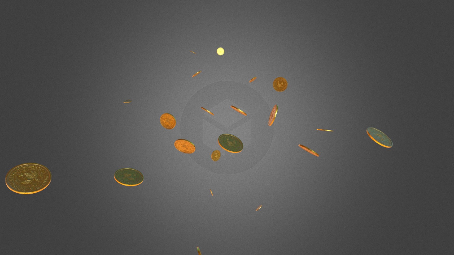 Falling Coin - Download Free 3D model by Sungebob (@kceefer2006 ...