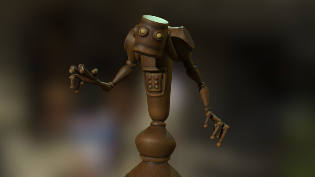 Rusty Robot - 3D model by Richard Ruiz (@RichardRuiz) [6227794] - Sketchfab