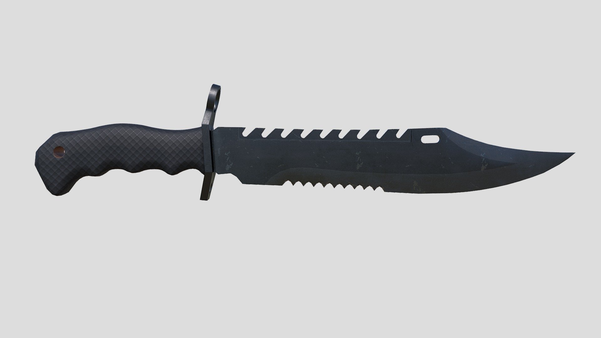 Military knife D80 - 3D model by jinyoung5497 [6227bf8] - Sketchfab