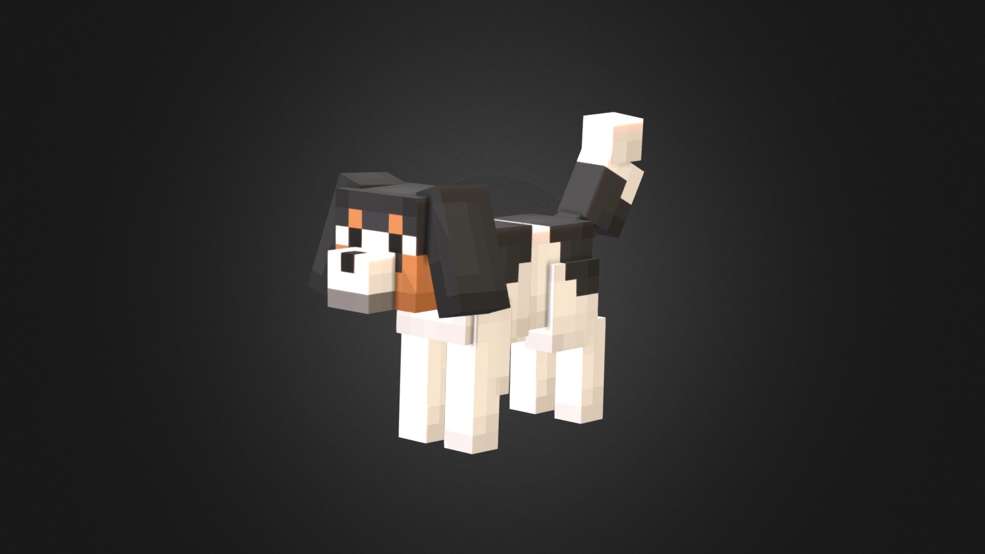 Cavalier Kings Charles Spaniel - Minecraft Model - 3D model by ...