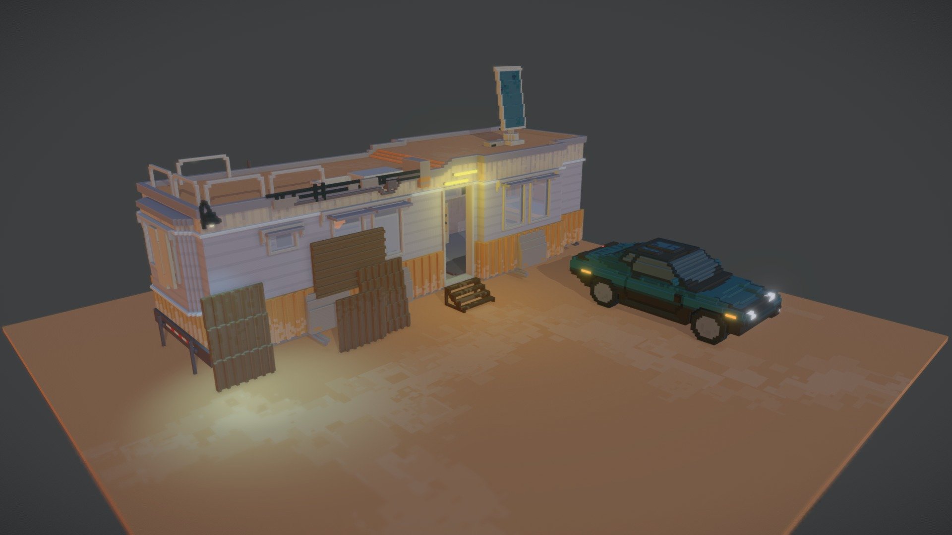 Cyberpunk 2077 camper - 3D model by Ula Rządkowska (@urz) [62291d9 ...