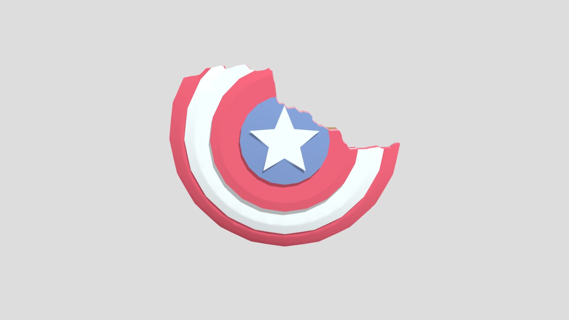 Captain America´s Broken Shield - Download Free 3D model by ...