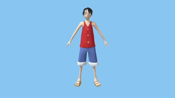 Luffy-3d 3D models - Sketchfab