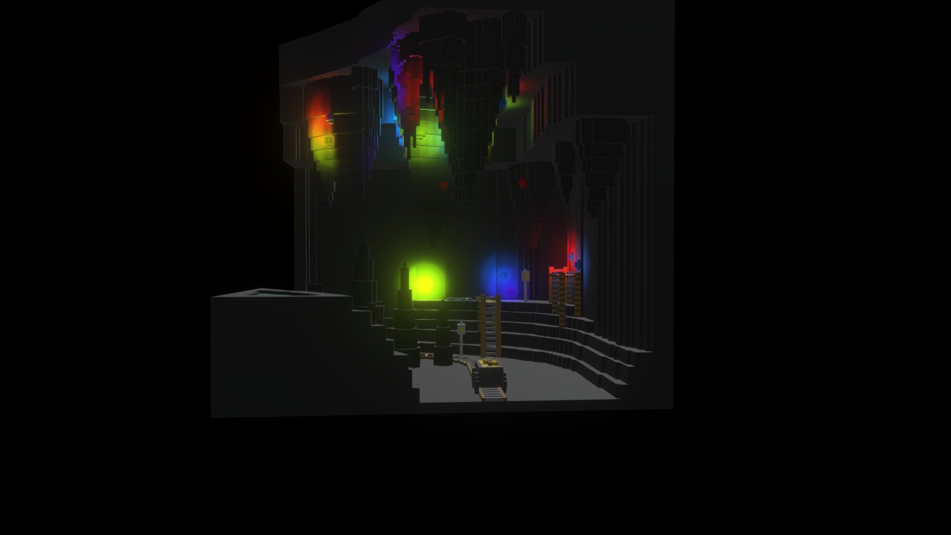 Mine Shaft - Download Free 3D model by lolpiggy101 [622f588] - Sketchfab
