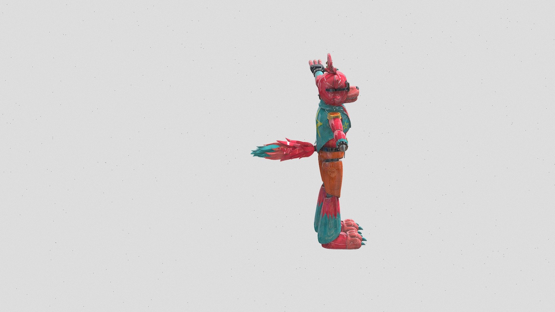 Glamrock Foxy - Download Free 3D model by glamrockfreddy77 (@AwdSAdw3 ...