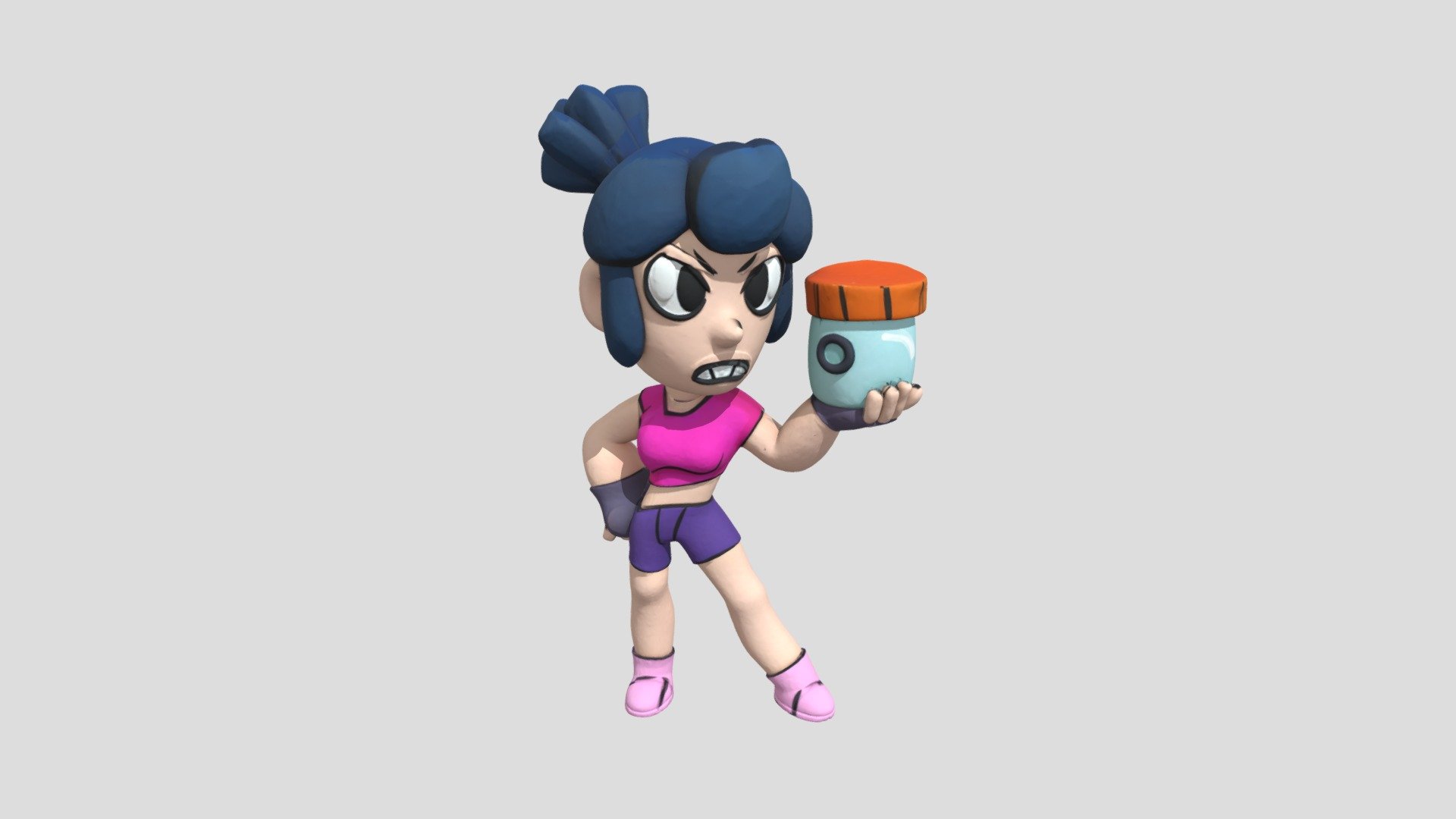 Brawler emz skin - 3D model by lucasemanueltruta [6230489] - Sketchfab