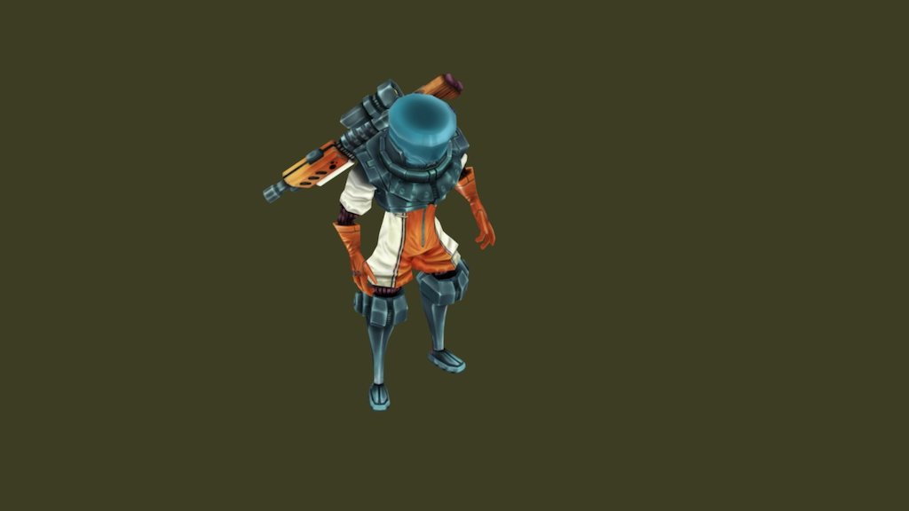 Space Explorer character - 3D model by ellecoolie [6232fc6] - Sketchfab